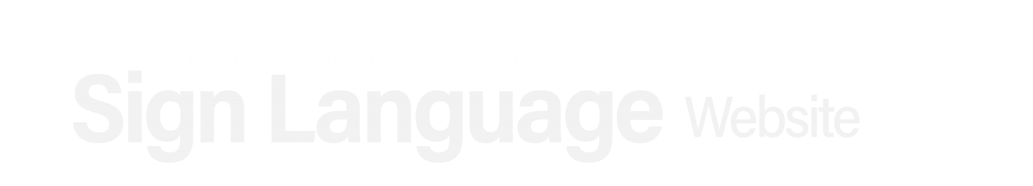 Iglesia Ni Cristo Sign Language Website