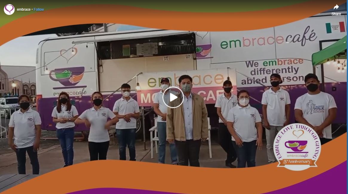 Happy 5th Anniversary to the Embrace Cafe - Greetings from Arena Food ...