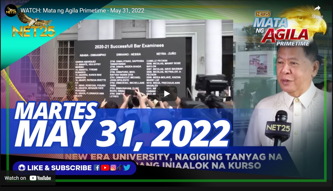 WATCH: Mata ng Agila Primetime - May 31, 2022