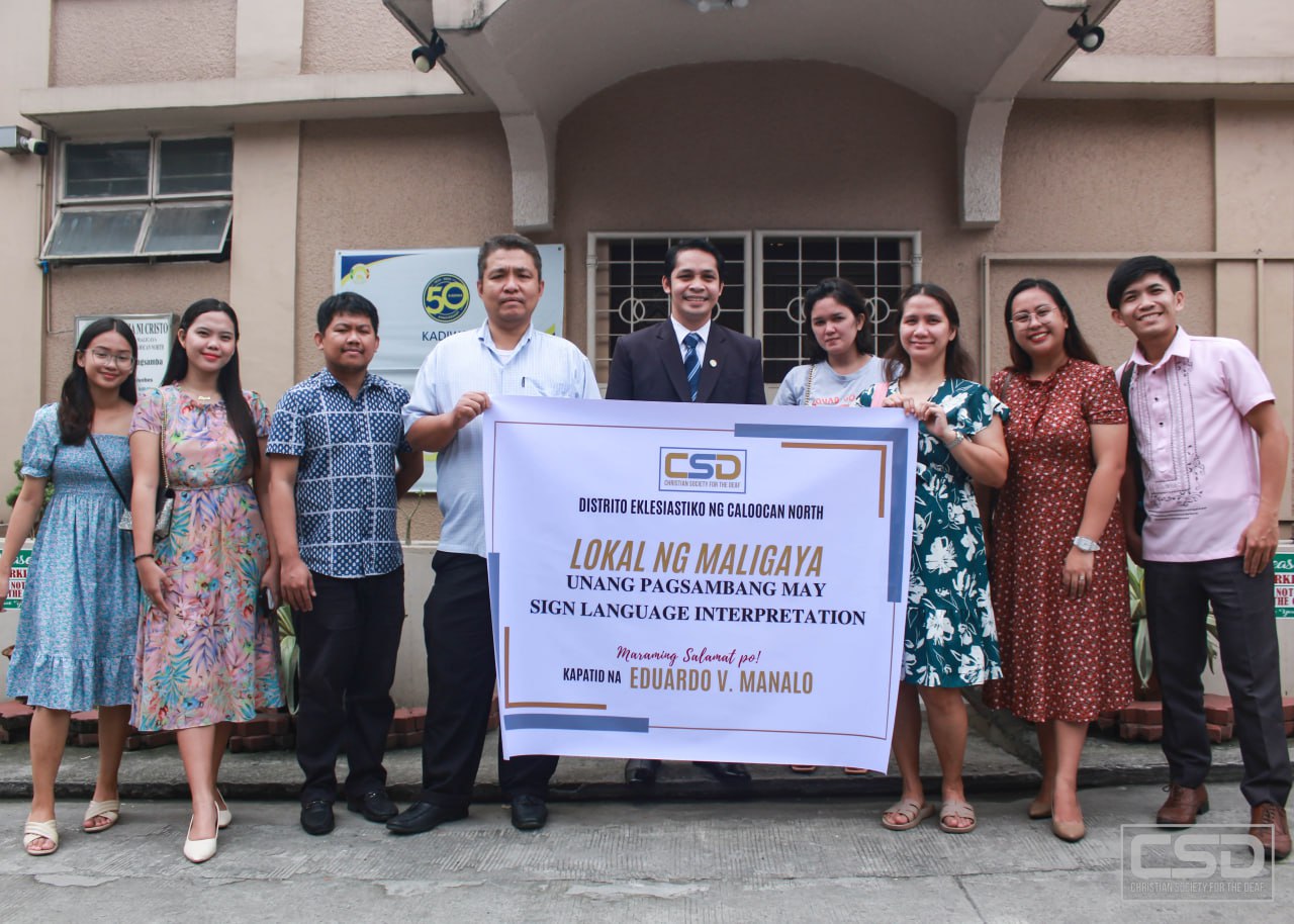 MALIGAYA, CALOOCAN NORTH - FIRST WORSHIP SERVICE WITH SIGN LANGUAGE ...